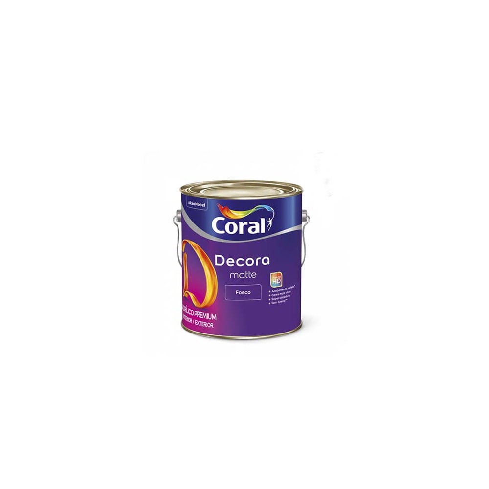 Decora Matte Acrílico Fosco Branco Premium | Amauri Tintas